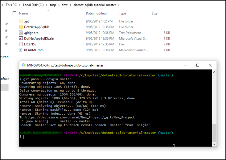 How To Push Project Code From Local Machine Using Git Commands Into
