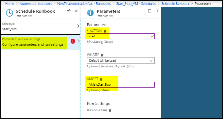 Custom runbook (using powershell) to start/stop azure VM in Azure Automation – A Turning Point