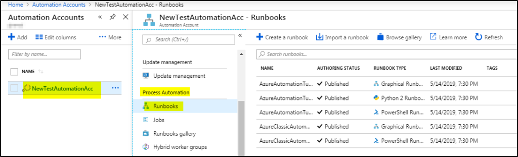 Custom Runbook Using Powershell To Startstop Azure Vm In Azure Automation A Turning Point