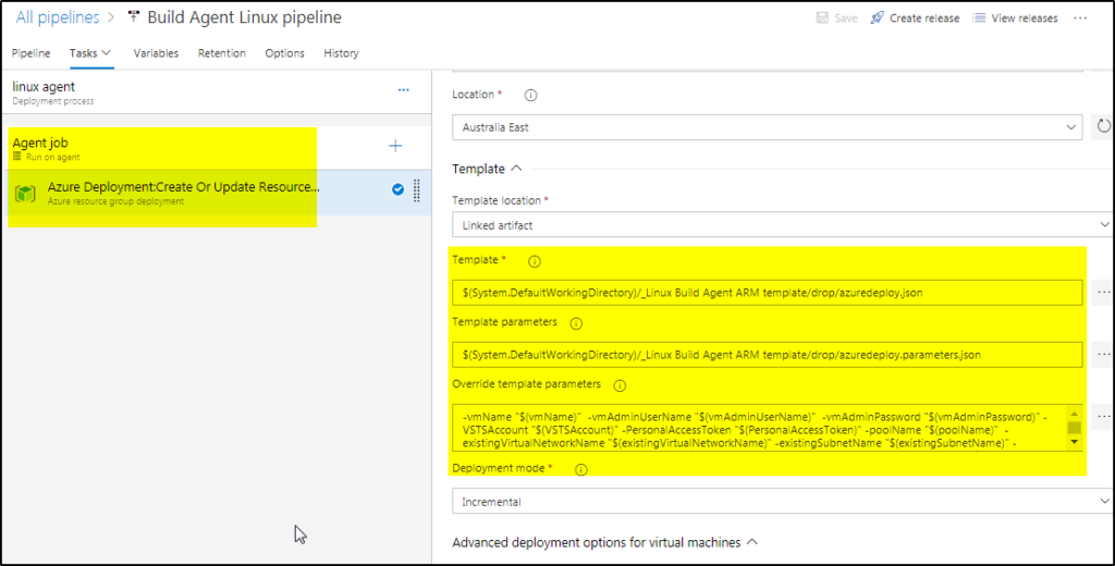 How to create self hosted Linux Build Agent using azure release pipeline (ARM template) – A ...