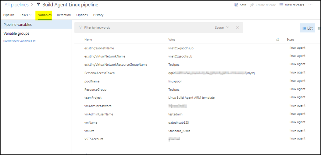 How to create self hosted Linux Build Agent using azure release pipeline (ARM template) – A ...