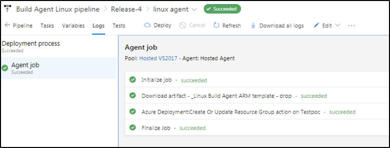 How to create self hosted Linux Build Agent using azure release pipeline (ARM template) – A ...