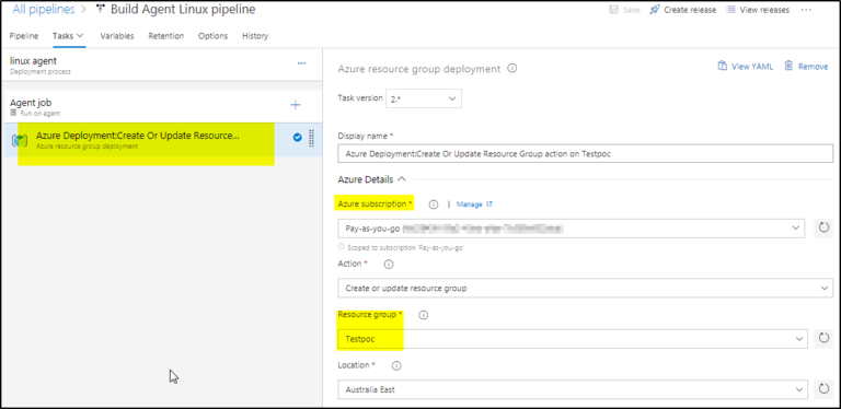 How to create self hosted Linux Build Agent using azure release pipeline (ARM template) – A ...