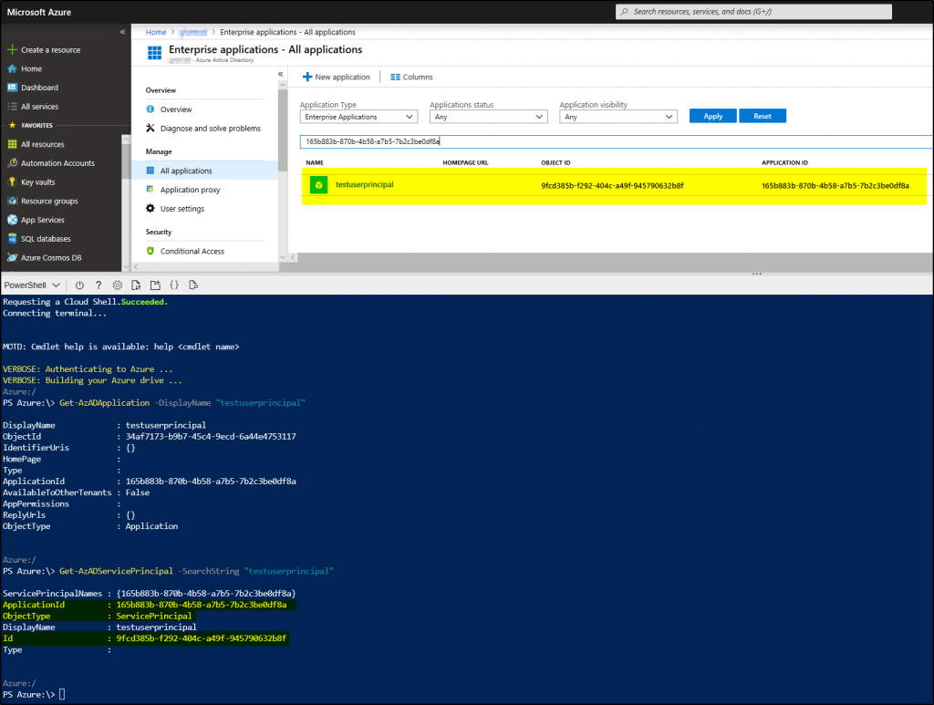Where To Find Application And Service Principal Objects In Azure Active Directory A Turning Point