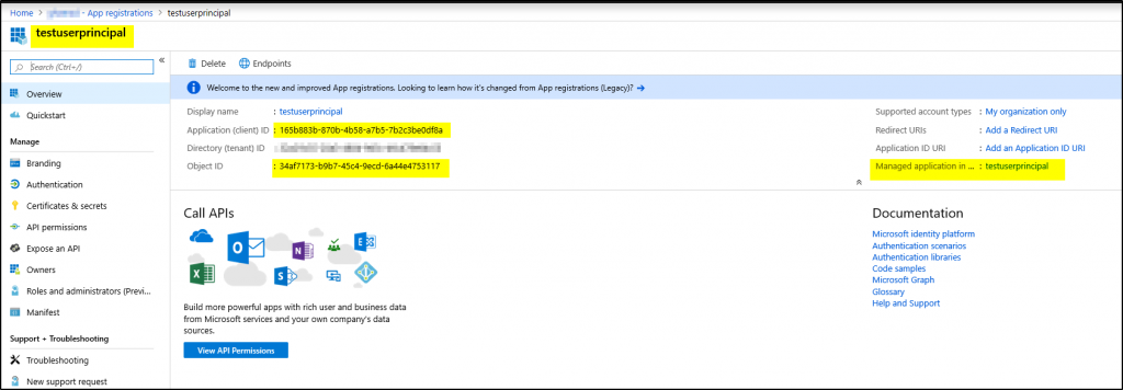 Where To Find Application And Service Principal Objects In Azure Active
