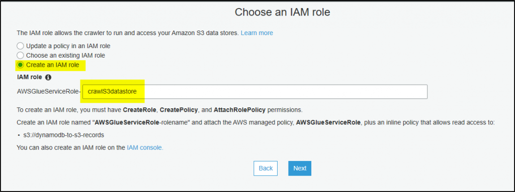 How To Create Aws Glue Crawler To Crawl Amazon Dynamodb And Amazon S3