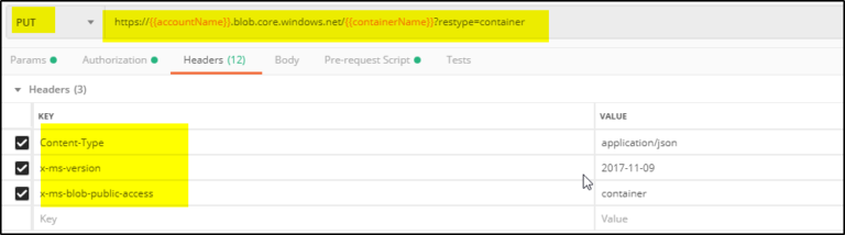 How To Use Azure Blob Storage Service Rest Api Operations Using Postman A Turning Point