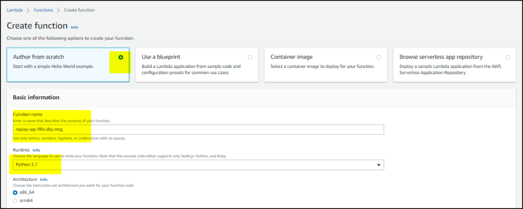 Automate replay of messages from AWS SQS Dead letter FIFO queue using python script in Lambda ...