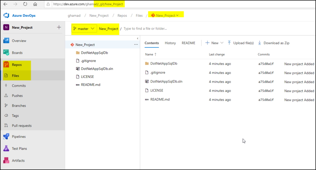 How To Push Project Code From Local Machine Using Git Commands Into