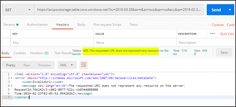 Azure Table Storage Service Rest Api Operations Using Postman A Turning Point