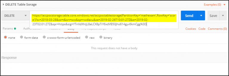 Azure table storage service REST API operations using POSTMAN – A ...