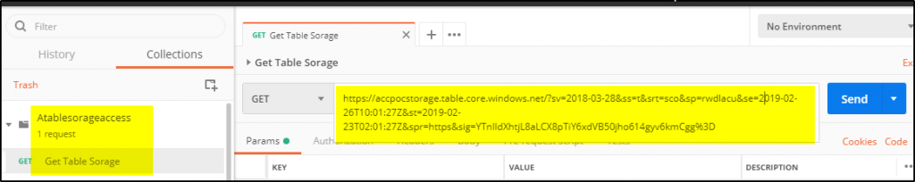 Azure Table Storage Service Rest Api Operations Using Postman A 5022