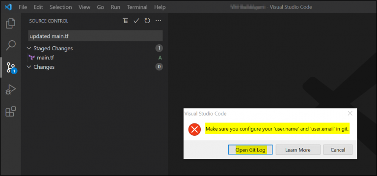 How to solve Visual Studio Code commit error “make sure you configure ...