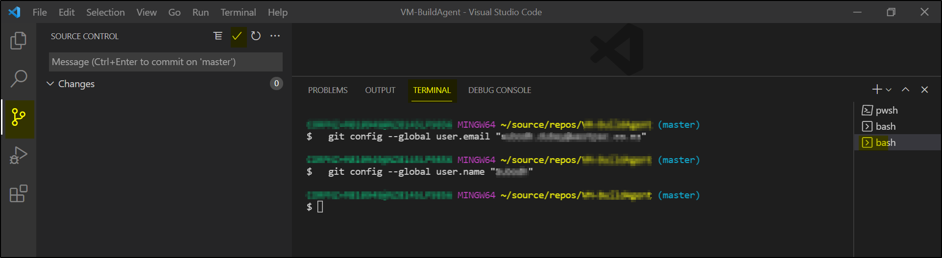 How To Solve Visual Studio Code Commit Error make Sure You Configure Your User name And User 